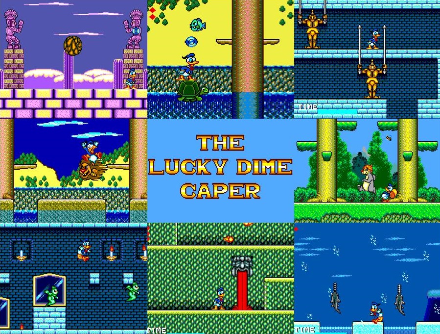 The Lucky Dime Caper Starring Donald Duck (Sega Master System & Sega ...
