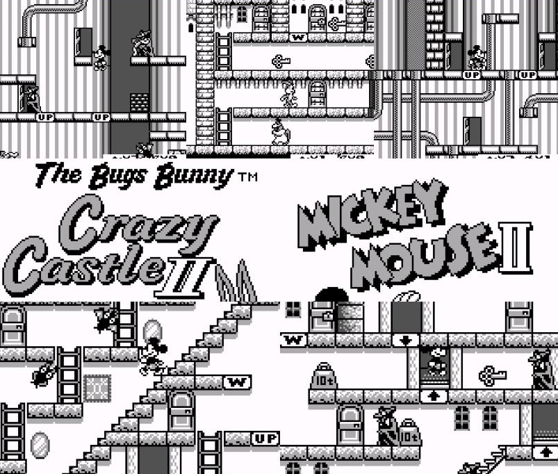 Mickey Mouse II/The Bugs Bunny Crazy Castle 2/Hugo (Game Boy Review ...