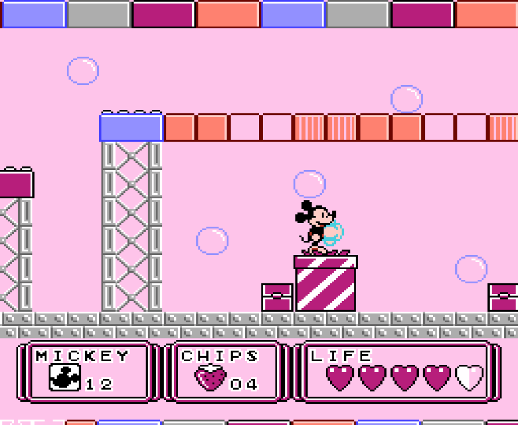 Mickey Mouse III: Yume Fuusen/Kid Klown in Night Mayor World (Famicom ...
