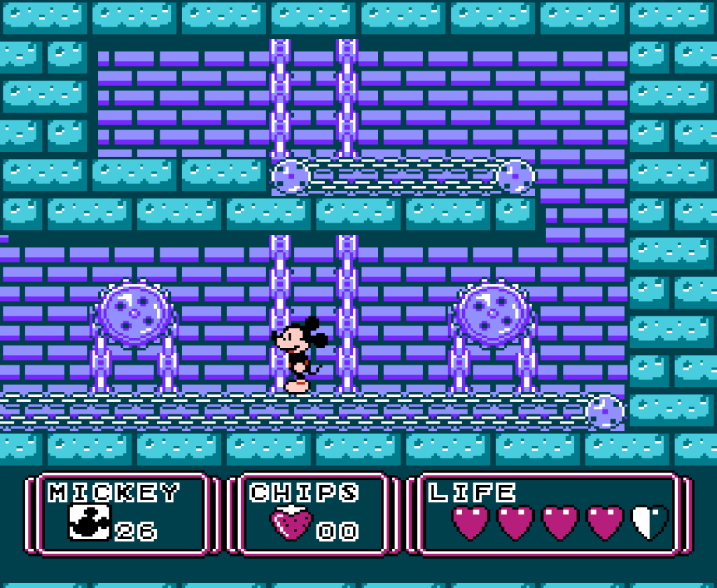 Mickey Mouse III: Yume Fuusen/Kid Klown in Night Mayor World (Famicom ...