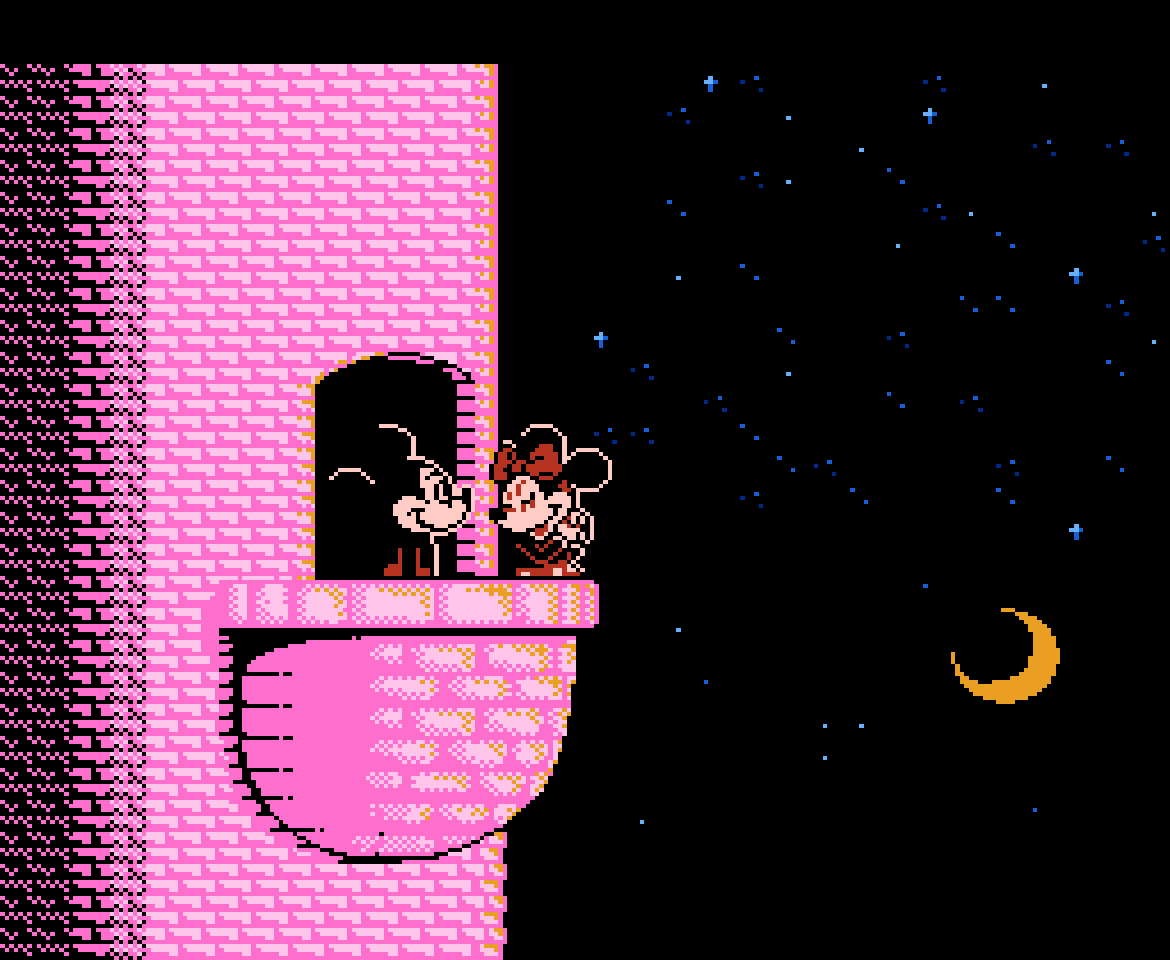 Mickey Mouse III: Yume Fuusen/Kid Klown in Night Mayor World (Famicom ...