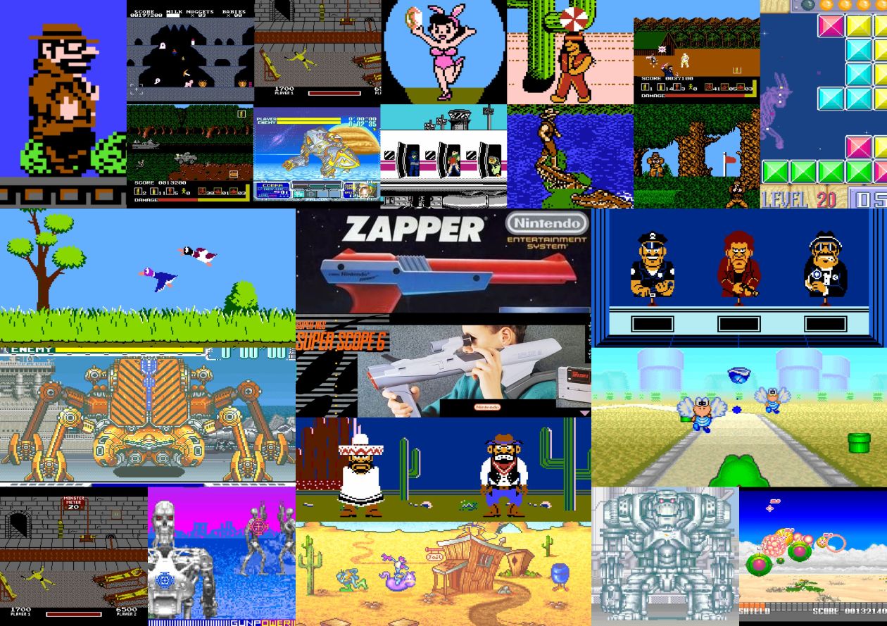 NES Zapper & SNES Super Scope Games: The Definitive Review – Full ...